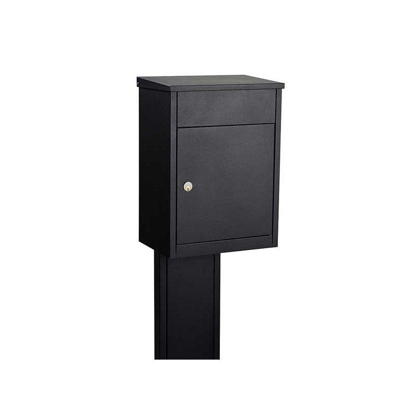 Pakketbrievenbus Allux 500 zwart